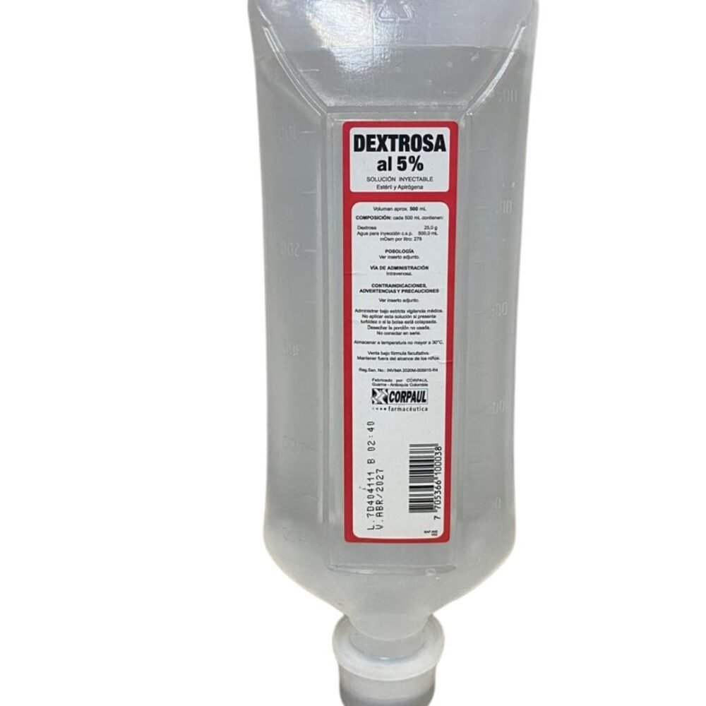 Manitol 20% Envase x 500 ml - Equipos Vet