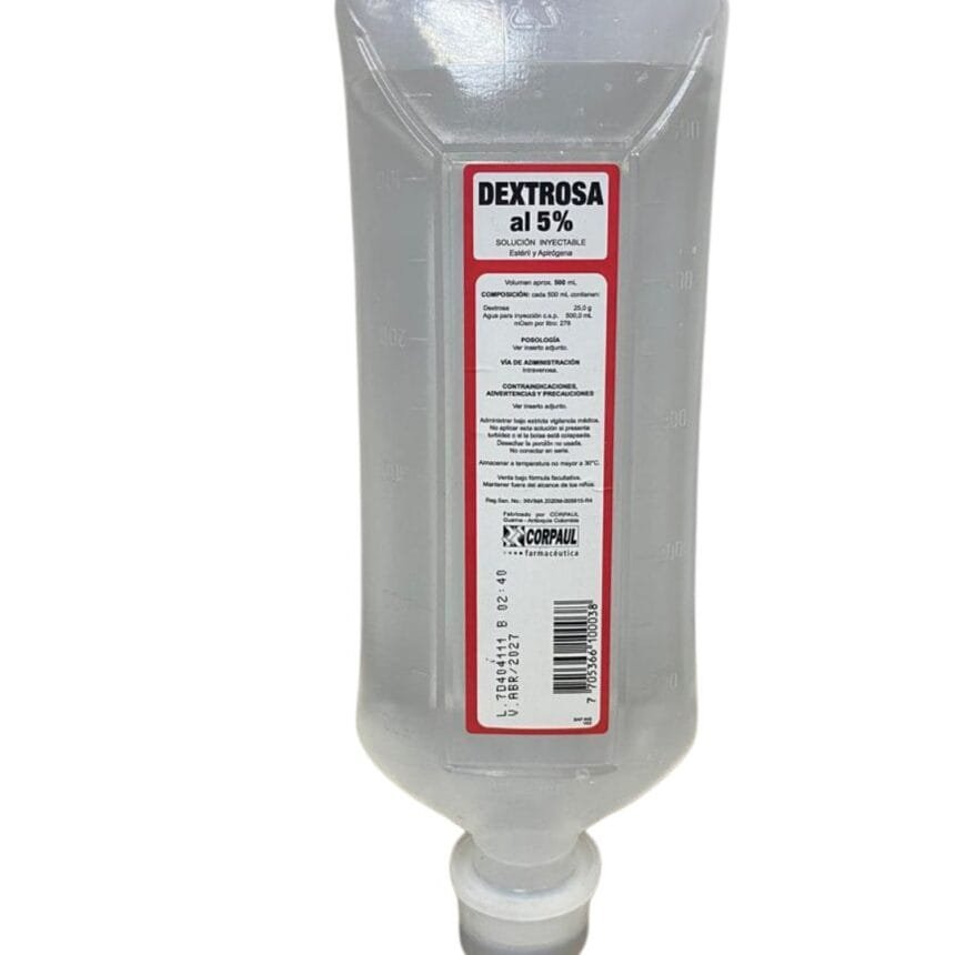 Manitol 20% Envase x 500 ml - Equipos Vet